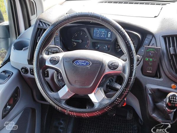 White Ford Transit 2015 in Avizieniai, with an engine capacity of 2.20 L and mileage of 320 thousand km for 9950 €, photo 5 on AUTOMOTO.COM.LV
