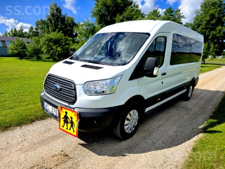 White Ford Transit 2015 in Cesis, with an engine capacity of 2.20 L and mileage of 0 thousand km for 11495 €, photo 10 on AUTOMOTO.COM.LV