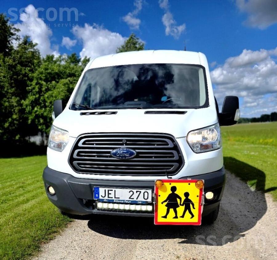 White Ford Transit 2015 in Cesis, with an engine capacity of 2.20 L and mileage of 0 thousand km for 11495 €, photo 12 on AUTOMOTO.COM.LV