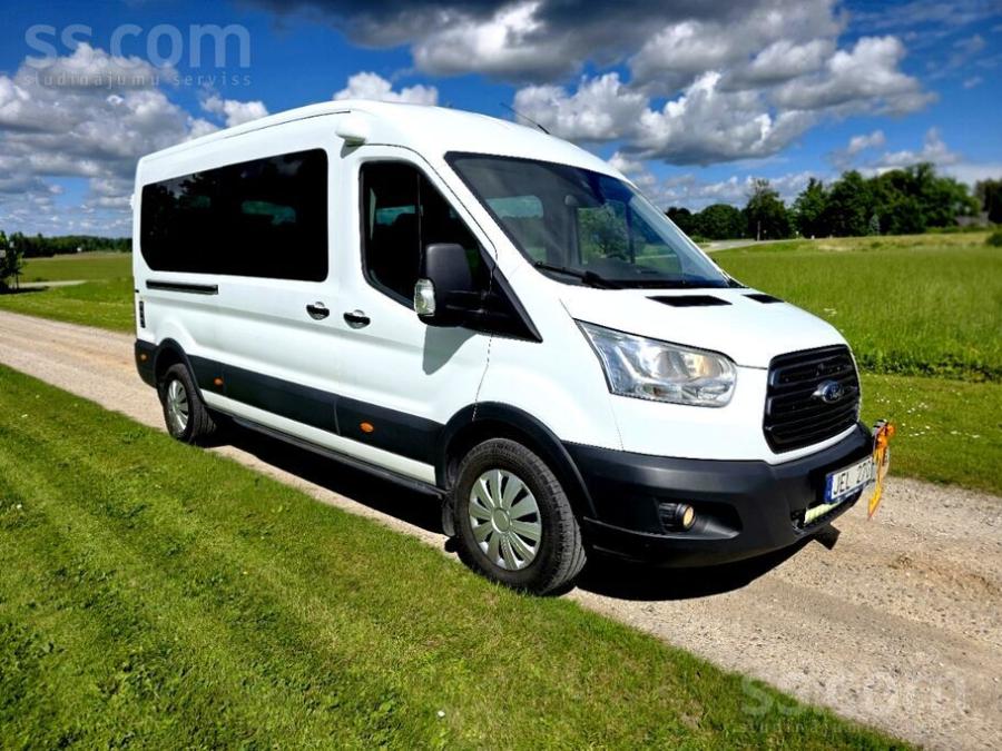 White Ford Transit 2015 in Cesis, with an engine capacity of 2.20 L and mileage of 0 thousand km for 11495 €, photo 14 on AUTOMOTO.COM.LV