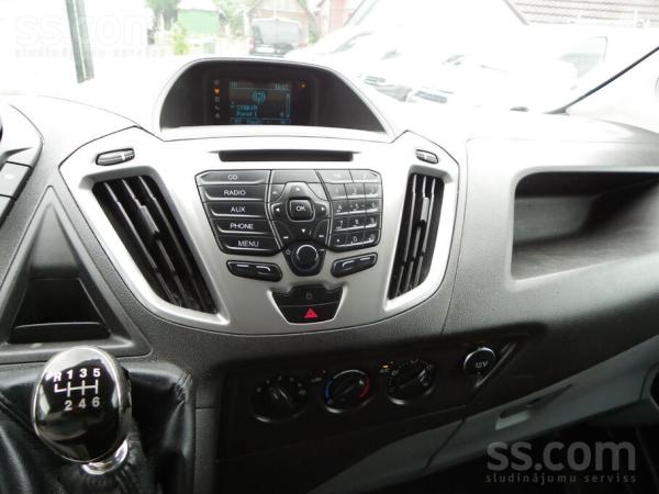 White Ford Transit 2015 in Valka, with an engine capacity of 2.20 L and mileage of 207 thousand km for 7900 €, photo 10 on AUTOMOTO.COM.LV
