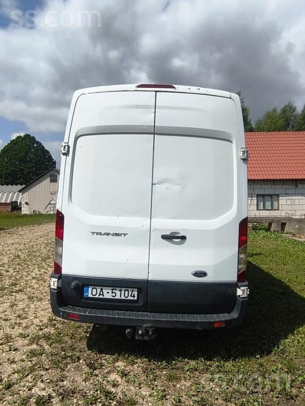 White Ford Transit 2015 in Tukums, with an engine capacity of 2.20 L and mileage of 228 thousand km for 9000 €, photo 6 on AUTOMOTO.COM.LV
