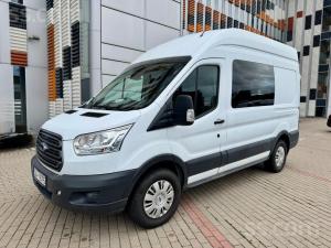 White Ford Transit 2015 in Riga, with an engine capacity of 2.20 L and mileage of 210 thousand km for 10900 €, photo  on AUTOMOTO.COM.LV
