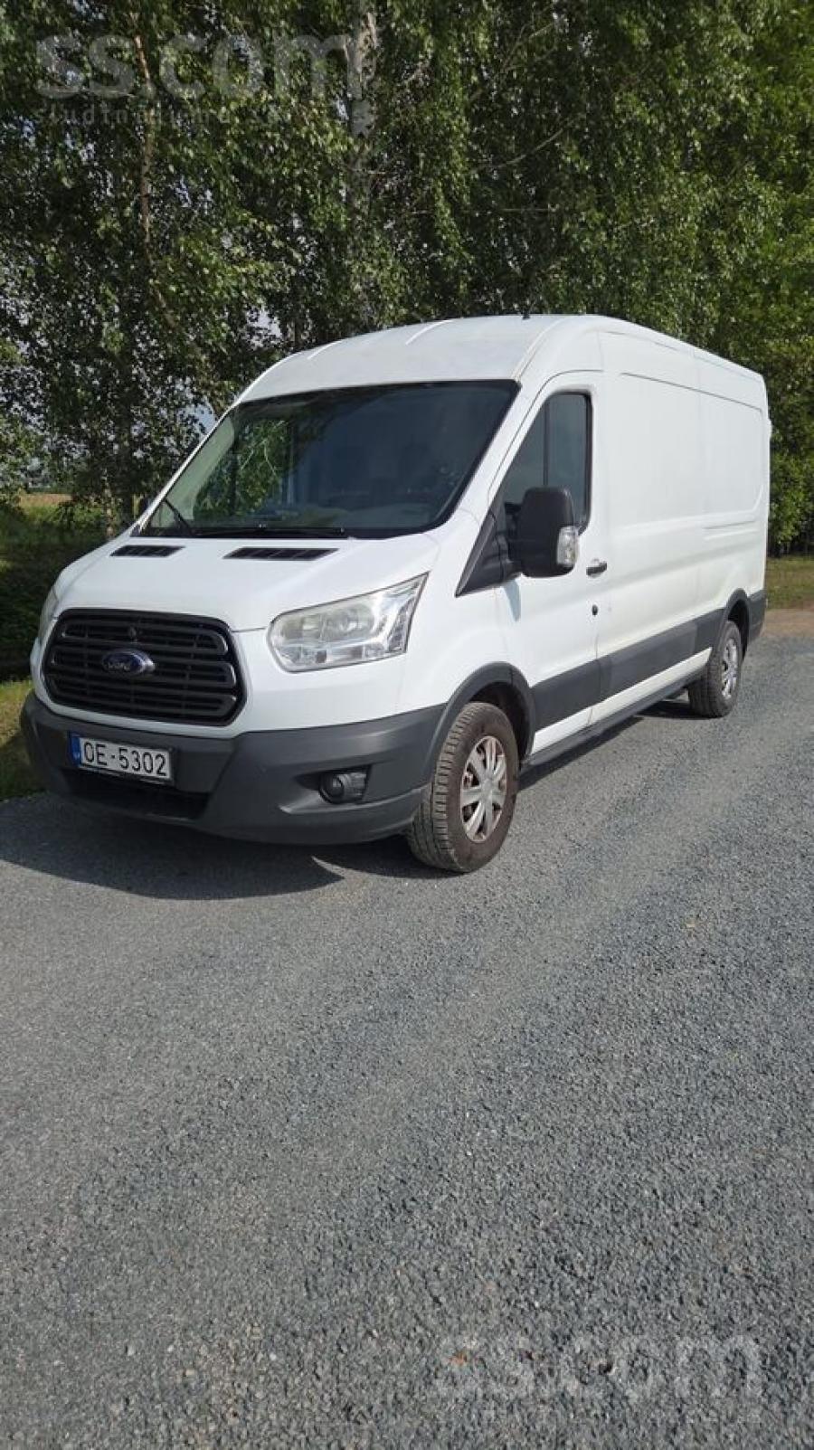 White Ford Transit 2015 in Riga, with an engine capacity of 2.20 L and mileage of 367 thousand km for 7200 €, photo 1 on AUTOMOTO.COM.LV