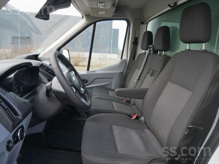 White Ford Transit 2016 in Riga, with an engine capacity of 2.20 L and mileage of 305 thousand km for 8950 €, photo 10 on AUTOMOTO.COM.LV
