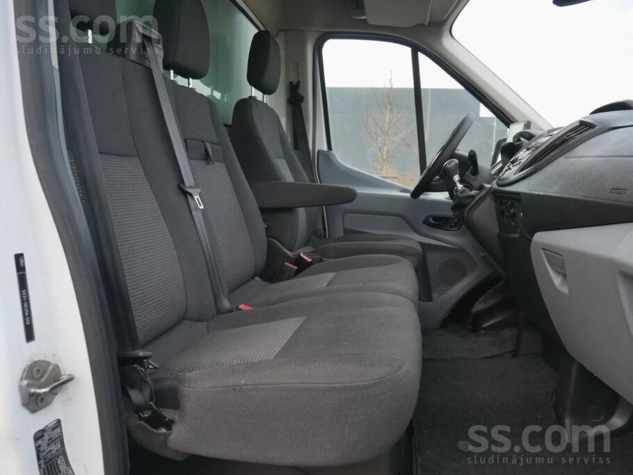 White Ford Transit 2016 in Riga, with an engine capacity of 2.20 L and mileage of 305 thousand km for 8950 €, photo 15 on AUTOMOTO.COM.LV
