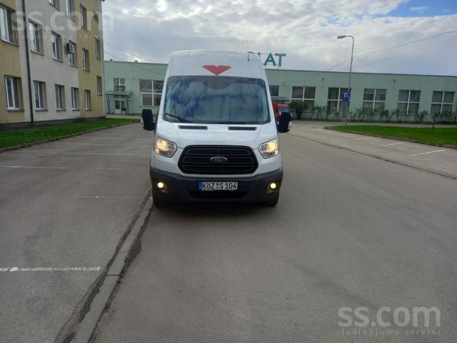 White Ford Transit 2016 in Riga, with an engine capacity of 2.20 L and mileage of 0 thousand km for 10000 €, photo 7 on AUTOMOTO.COM.LV