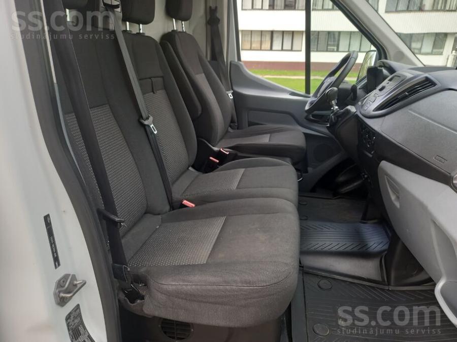 White Ford Transit 2016 in Riga, with an engine capacity of 2.20 L and mileage of 0 thousand km for 10000 €, photo 14 on AUTOMOTO.COM.LV