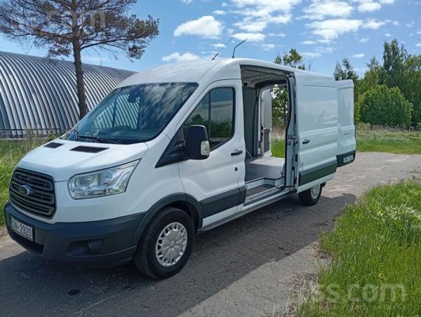 White Ford Transit 2016 in Riga, with an engine capacity of 2.20 L and mileage of 231 thousand km for 9450 €, photo 7 on AUTOMOTO.COM.LV