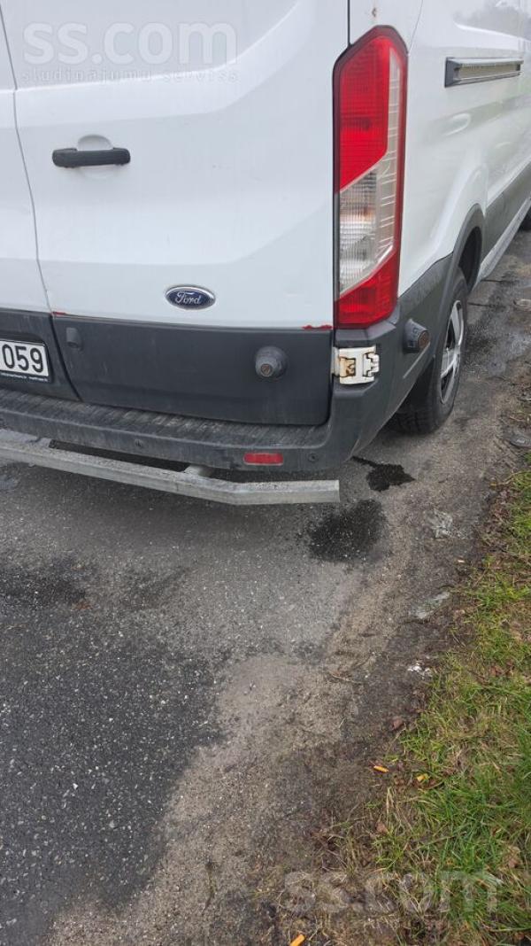 White Ford Transit 2016 in Liepaja, with an engine capacity of 2.20 L and mileage of 183 thousand km for 6000 €, photo 4 on AUTOMOTO.COM.LV