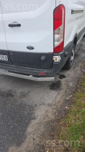 White Ford Transit 2016 in Liepaja, with an engine capacity of 2.20 L and mileage of 183 thousand km for 6000 €, photo 5 on AUTOMOTO.COM.LV