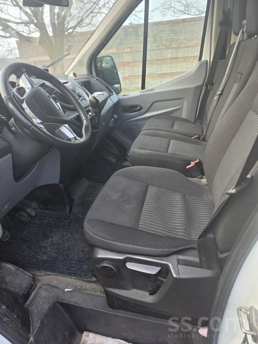 White Ford Transit 2016 in Liepaja, with an engine capacity of 2.20 L and mileage of 183 thousand km for 6000 €, photo 10 on AUTOMOTO.COM.LV