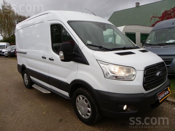 White Ford Transit 2016 in Valka, with an engine capacity of 2.20 L and mileage of 120 thousand km for 7800 €, photo 1 on AUTOMOTO.COM.LV