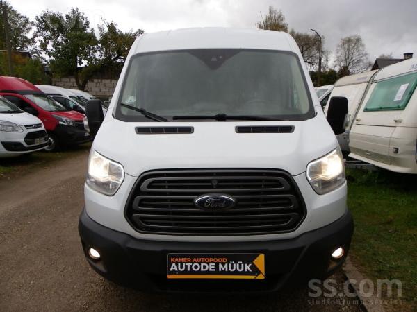 White Ford Transit 2016 in Valka, with an engine capacity of 2.20 L and mileage of 120 thousand km for 7800 €, photo 3 on AUTOMOTO.COM.LV