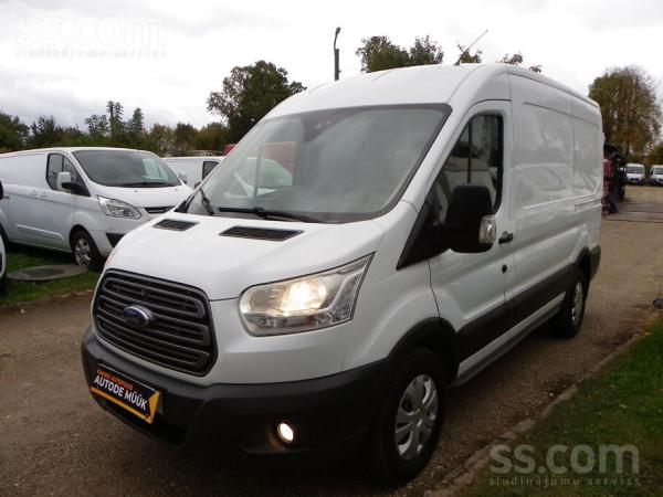 White Ford Transit 2016 in Valka, with an engine capacity of 2.20 L and mileage of 120 thousand km for 7800 €, photo 4 on AUTOMOTO.COM.LV