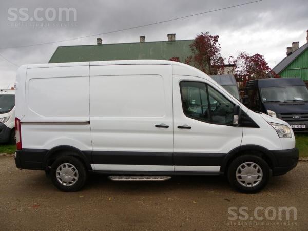 White Ford Transit 2016 in Valka, with an engine capacity of 2.20 L and mileage of 120 thousand km for 7800 €, photo 5 on AUTOMOTO.COM.LV