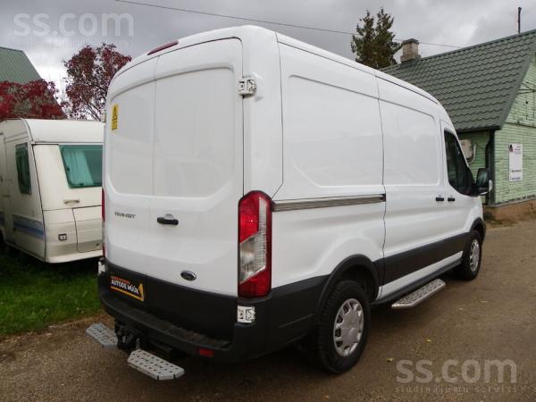 White Ford Transit 2016 in Valka, with an engine capacity of 2.20 L and mileage of 120 thousand km for 7800 €, photo 6 on AUTOMOTO.COM.LV