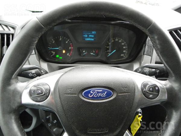 White Ford Transit 2016 in Valka, with an engine capacity of 2.20 L and mileage of 120 thousand km for 7800 €, photo 9 on AUTOMOTO.COM.LV