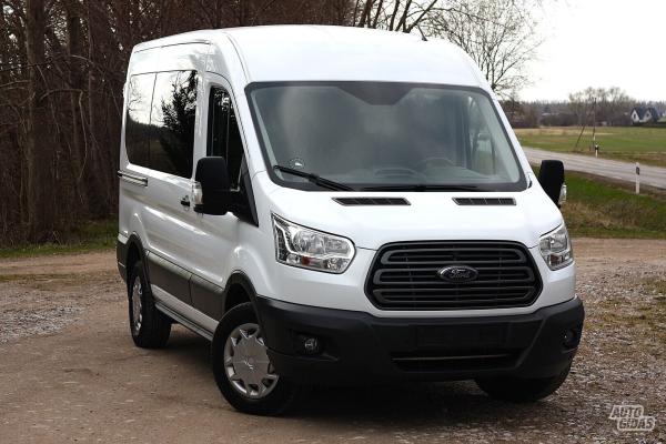 White Ford Transit 2017 in Petrikaiciai, with an engine capacity of 2.00 L and mileage of 174 thousand km for 13499 €, photo 9 on AUTOMOTO.COM.LV