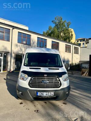 White Ford Transit 2017 in Riga, with an engine capacity of 2.00 L and mileage of 324 thousand km for 12900 €, photo 4 on AUTOMOTO.COM.LV