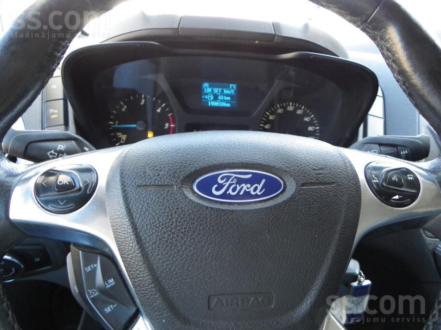 White Ford Transit 2017 in Valka, with an engine capacity of 2.00 L and mileage of 190 thousand km for 8900 €, photo 10 on AUTOMOTO.COM.LV