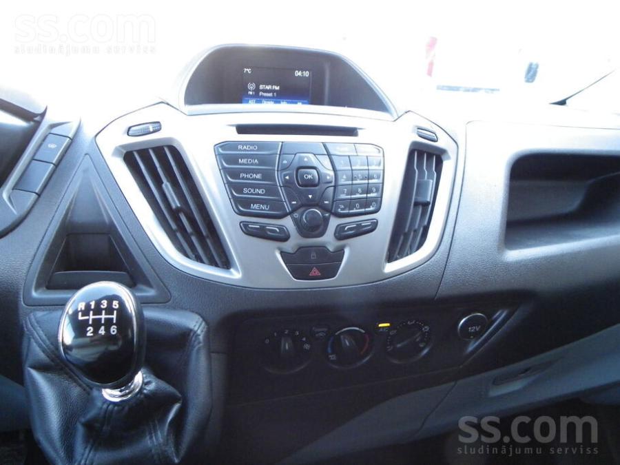 White Ford Transit 2017 in Valka, with an engine capacity of 2.00 L and mileage of 190 thousand km for 8900 €, photo 12 on AUTOMOTO.COM.LV