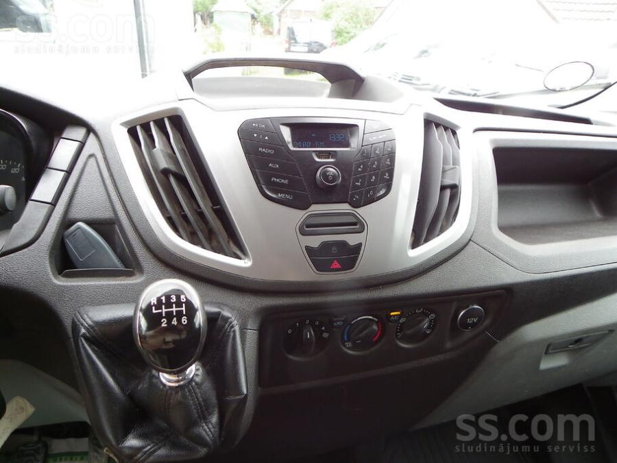 White Ford Transit 2017 in Valka, with an engine capacity of 2.00 L and mileage of 143 thousand km for 8600 €, photo 11 on AUTOMOTO.COM.LV