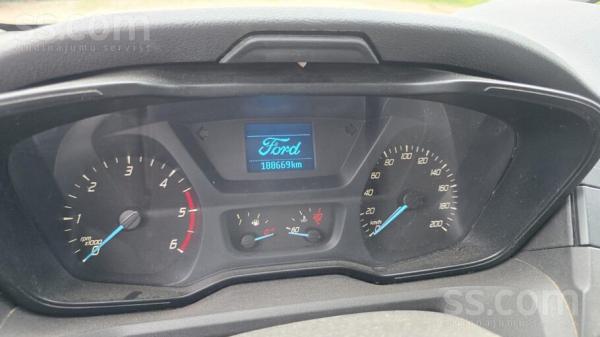 White Ford Transit 2017 in Riga, with an engine capacity of 2.00 L and mileage of 189 thousand km for 8900 €, photo 9 on AUTOMOTO.COM.LV