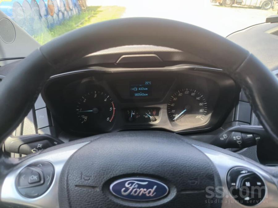 White Ford Transit 2017 in Riga, with an engine capacity of 2.00 L and mileage of 183 thousand km for 10900 €, photo 13 on AUTOMOTO.COM.LV