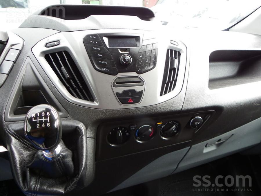 White Ford Transit 2017 in Valka, with an engine capacity of 2.00 L and mileage of 222 thousand km for 8700 €, photo 12 on AUTOMOTO.COM.LV