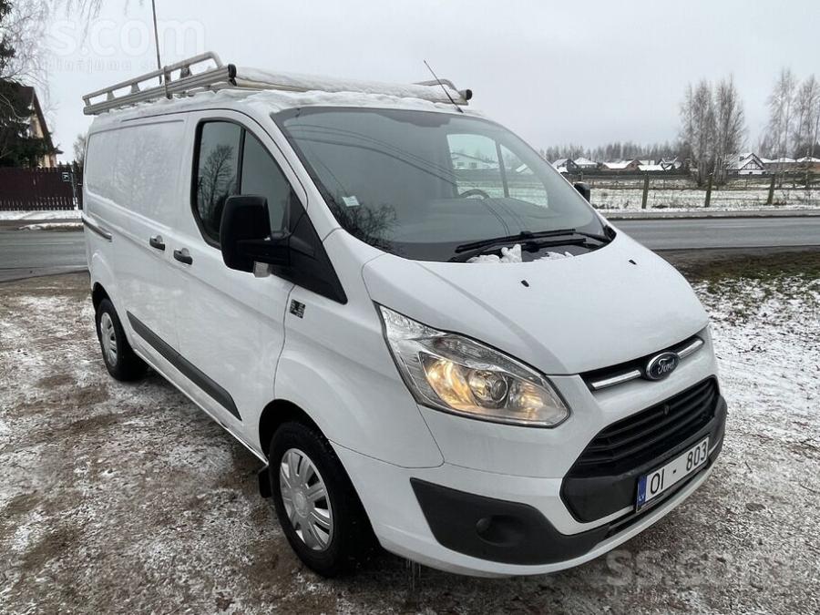 White Ford Transit 2018 in Riga, with an engine capacity of 2.00 L and mileage of 108 thousand km for 9450 €, photo 7 on AUTOMOTO.COM.LV
