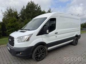 White Ford Transit 2018 in Riga, with an engine capacity of 2.00 L and mileage of 330 thousand km for 8750 €, photo  on AUTOMOTO.COM.LV