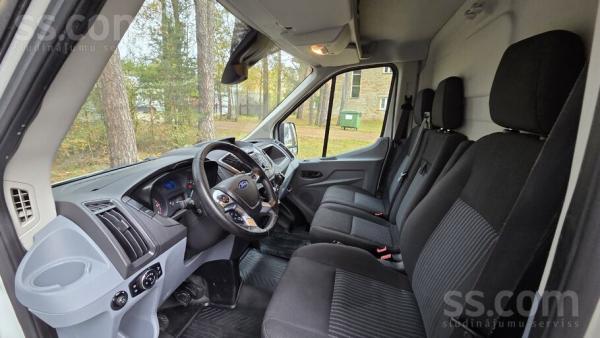 White Ford Transit 2018 in Riga, with an engine capacity of 2.00 L and mileage of 399 thousand km for 8990 €, photo 9 on AUTOMOTO.COM.LV