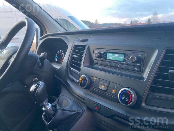 White Ford Transit 2019 in Kuldiga, with an engine capacity of 2.00 L and mileage of 75 thousand km for 14500 €, photo 7 on AUTOMOTO.COM.LV