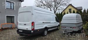 White Ford Transit 2019 in Riga, with an engine capacity of 2.00 L and mileage of 251 thousand km for 11875 €, photo 1 on AUTOMOTO.COM.LV