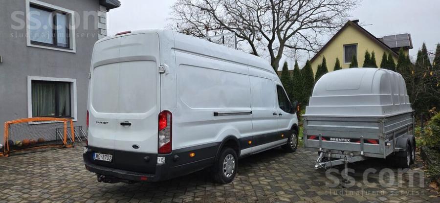 White Ford Transit 2019 in Riga, with an engine capacity of 2.00 L and mileage of 251 thousand km for 11875 €, photo 1 on AUTOMOTO.COM.LV