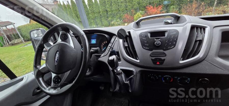 White Ford Transit 2019 in Riga, with an engine capacity of 2.00 L and mileage of 251 thousand km for 11875 €, photo 8 on AUTOMOTO.COM.LV