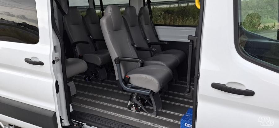 White Ford Transit 2019 in Marijampole, with an engine capacity of 2.00 L and mileage of 235 thousand km for 13100 €, photo 14 on AUTOMOTO.COM.LV