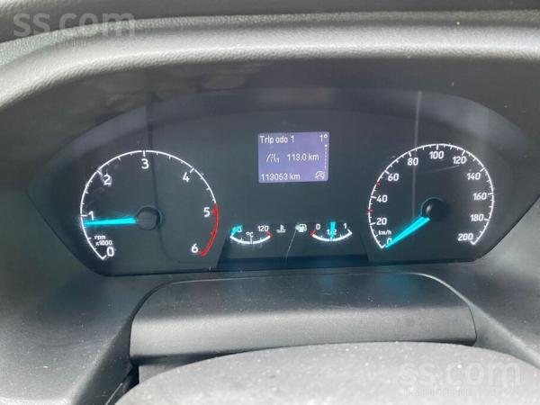 White Ford Transit 2020 in Kuldiga, with an engine capacity of 2.00 L and mileage of 113 thousand km for 21400 €, photo 9 on AUTOMOTO.COM.LV