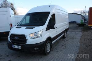 White Ford Transit 2020 in Kuldiga, with an engine capacity of 2.00 L and mileage of 132 thousand km for 20900 €, photo  on AUTOMOTO.COM.LV