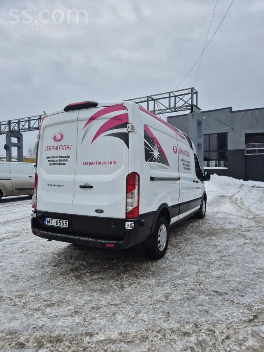 White Ford Transit 2021 in Riga, with an engine capacity of 2.00 L and mileage of 183 thousand km for 15000 €, photo 5 on AUTOMOTO.COM.LV