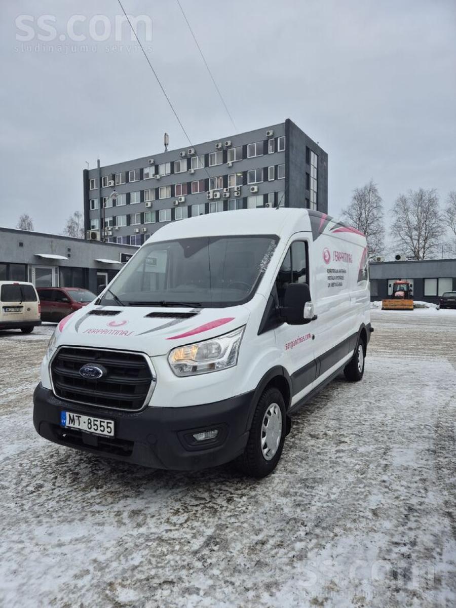 White Ford Transit 2021 in Riga, with an engine capacity of 2.00 L and mileage of 183 thousand km for 15000 €, photo 8 on AUTOMOTO.COM.LV