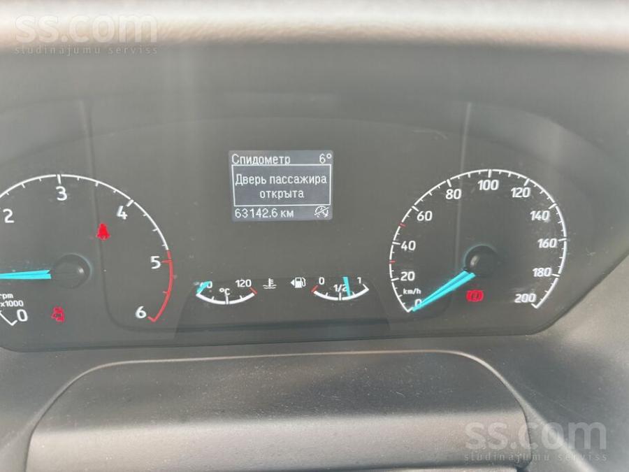 White Ford Transit 2021 in Daugavpils, with an engine capacity of 2.00 L and mileage of 65 thousand km for 17000 €, photo 13 on AUTOMOTO.COM.LV