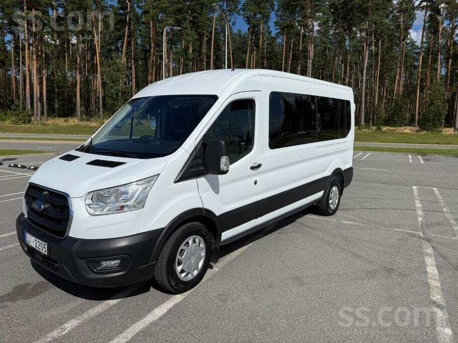 White Ford Transit 2021 in Riga, with an engine capacity of 2.00 L and mileage of 163 thousand km for 23000 €, photo 4 on AUTOMOTO.COM.LV