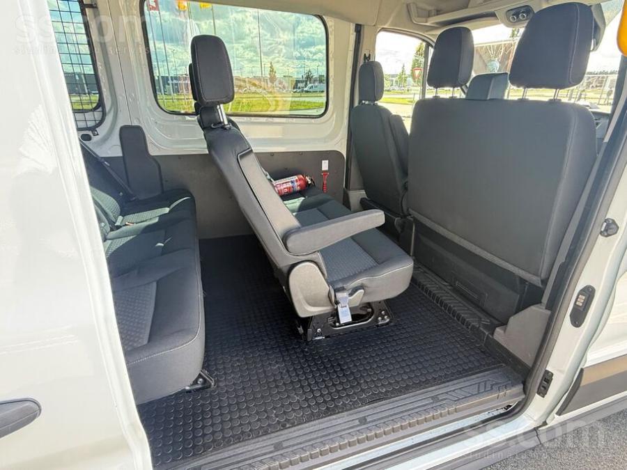 White Ford Transit 2021 in Riga, with an engine capacity of 2.00 L and mileage of 163 thousand km for 23000 €, photo 15 on AUTOMOTO.COM.LV