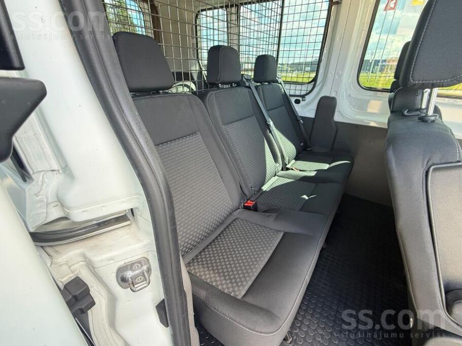 White Ford Transit 2021 in Riga, with an engine capacity of 2.00 L and mileage of 163 thousand km for 23000 €, photo 16 on AUTOMOTO.COM.LV