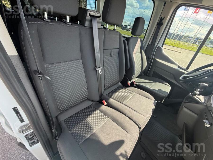 White Ford Transit 2021 in Riga, with an engine capacity of 2.00 L and mileage of 163 thousand km for 23000 €, photo 17 on AUTOMOTO.COM.LV