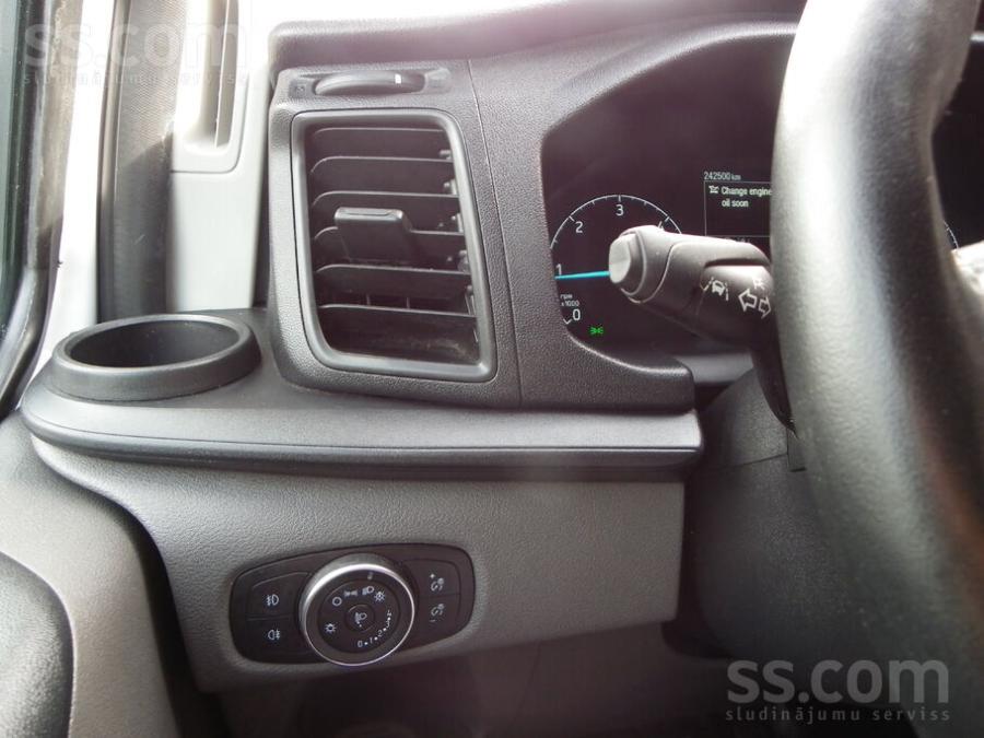 White Ford Transit 2022 in Valka, with an engine capacity of 2.00 L and mileage of 242 thousand km for 13900 €, photo 13 on AUTOMOTO.COM.LV