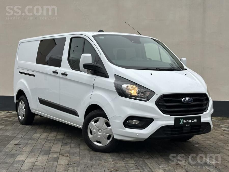 White Ford Transit 2023 in Riga, with an engine capacity of 2.00 L and mileage of 98 thousand km for 26550 €, photo 3 on AUTOMOTO.COM.LV