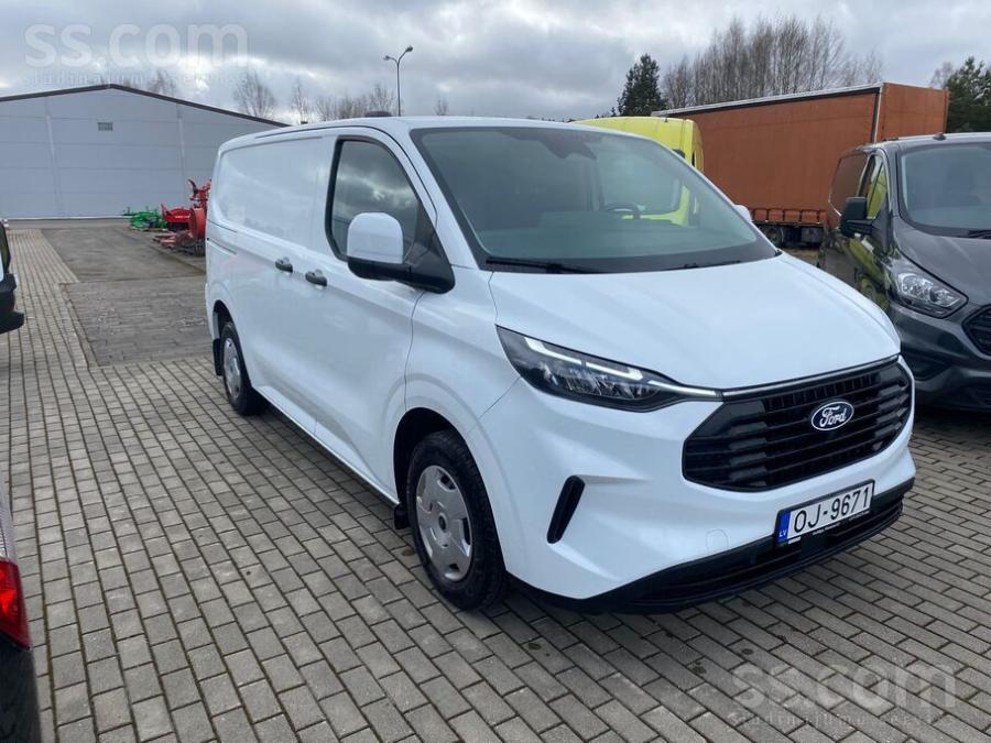 White Ford Transit 2024 in Kuldiga, with an engine capacity of 2.00 L and mileage of 61 thousand km for 24500 €, photo 3 on AUTOMOTO.COM.LV